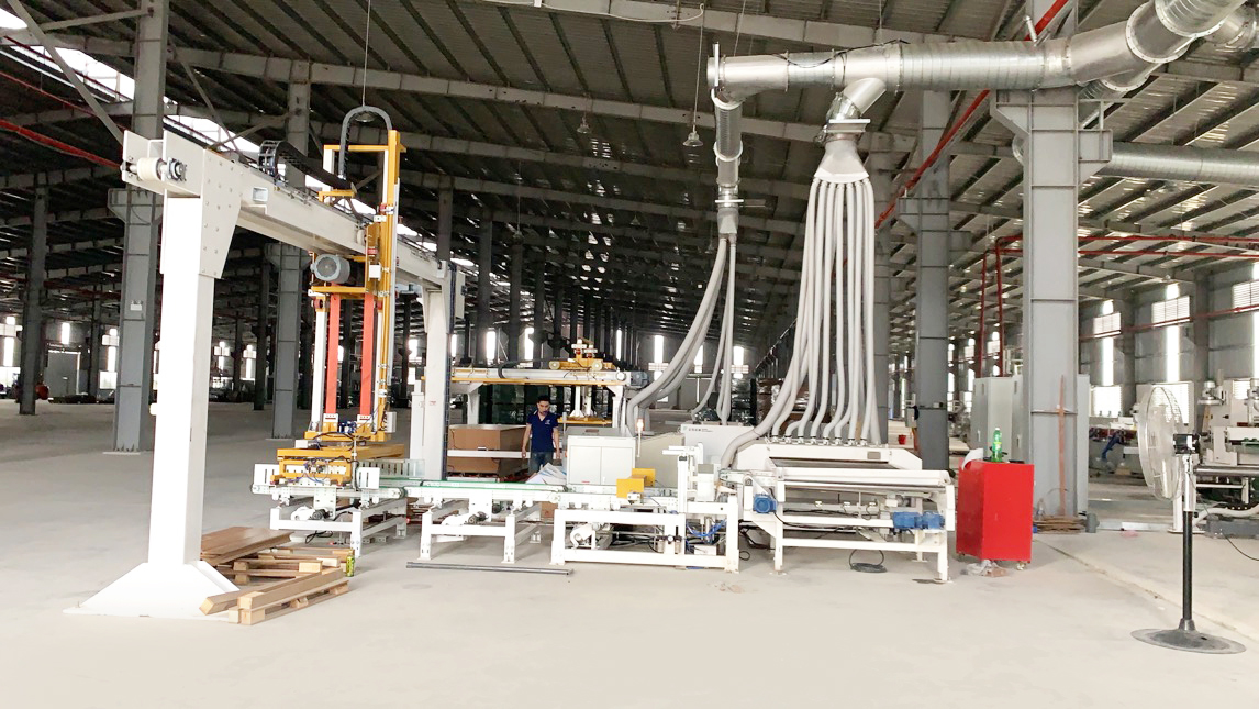 Laminate Flooring Production Running Successfully at Vietnam 2022